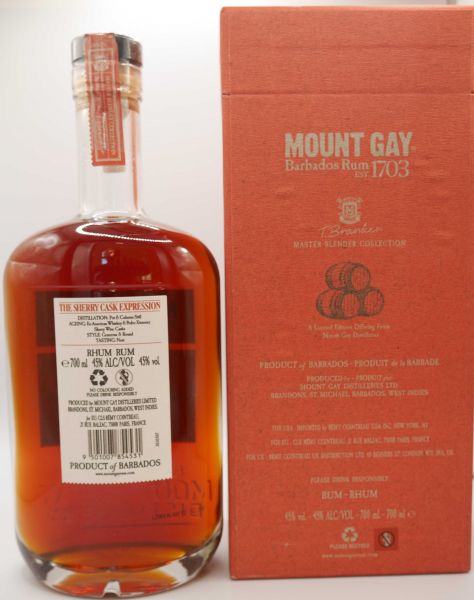 Mount Gay PX The Sherry Cask Expression 0,7L|Travel Retail Shop