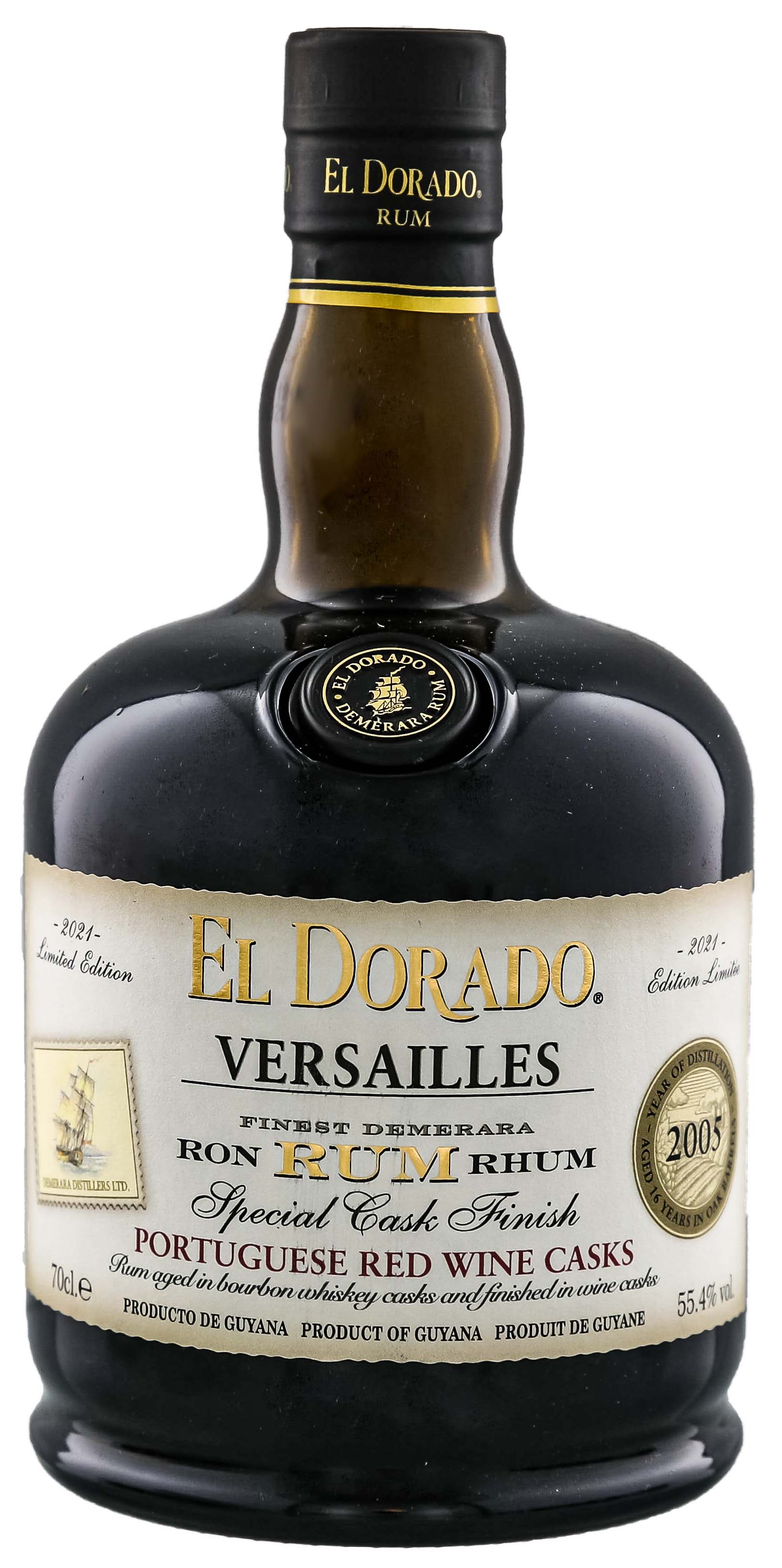 El Dorado Versailles Red Wine Port Cask 16 Jahre|Travel Retail Shop